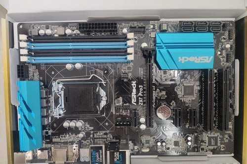 Материнская плата lga 1150 ASRock Z97 Pro3 новая