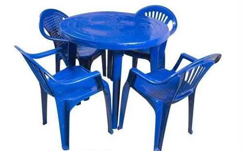 Кресло и стол пластиковое стул пластмассовый