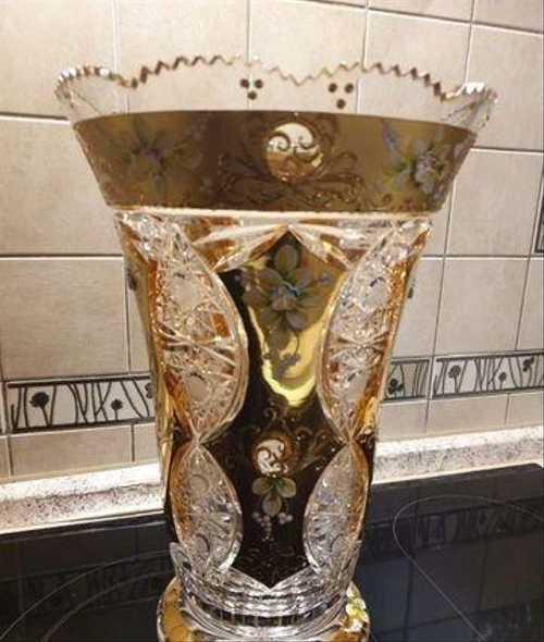 Хрустальная ваза Bohemia