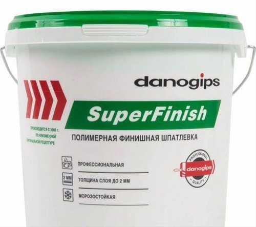 Шетрок danogips SuperFinish, белая шпаклевка финиш