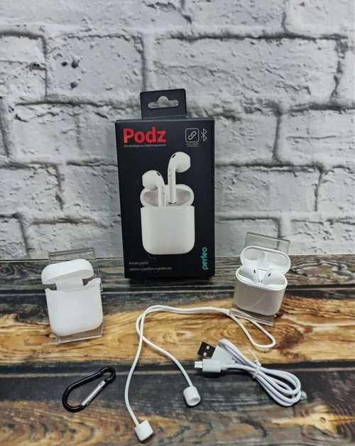 Новые Bluetooth наушники Perfeo Podz