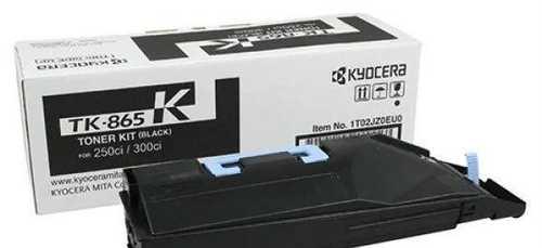 Тонер картридж Kyocera TK 865 K black