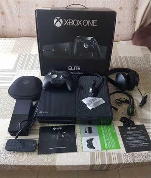 Xbox One Elite + пульт ду + Наушники