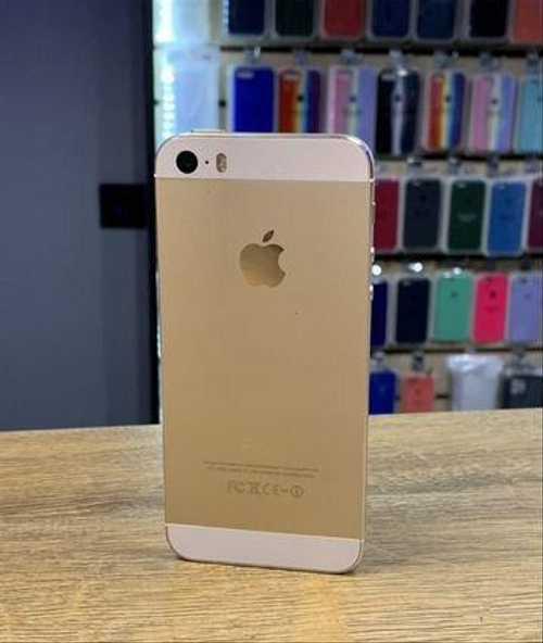 Телефон(model 5s(gold без отпечатка) - origin byшк