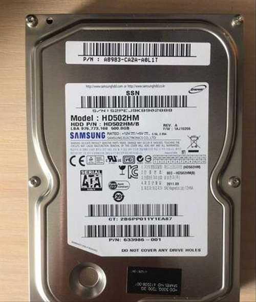 Жесткий диски Samsung 500Gb и WD 400gb