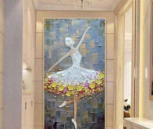 Картина маслом в интерьер "Балерина"