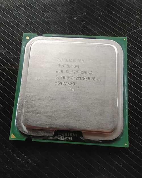 Intel Pentium 4 630 Prescott + куллер + мат плата