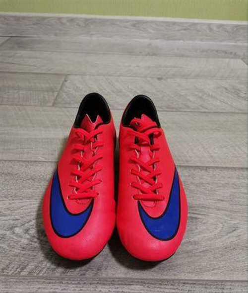 Футбольные бутсы Nike mercurial 37-38р