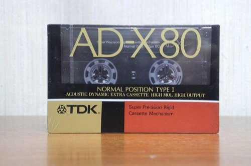 Аудиокассета запечатанная normal tdk ad-x80