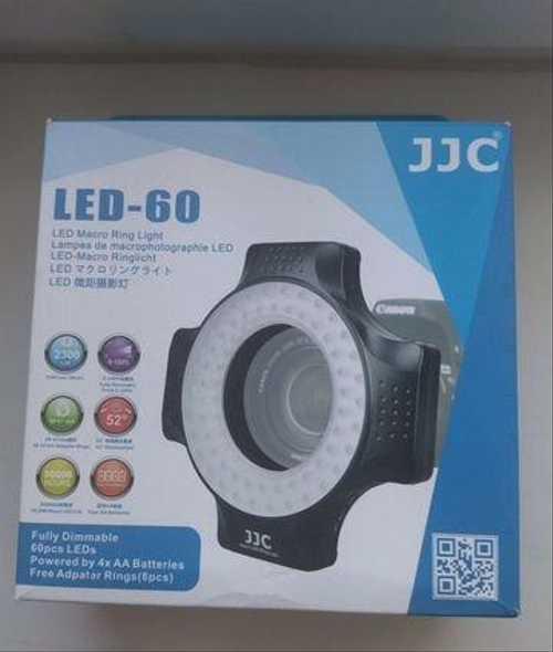 Кольцевой макро свет JJC LED-60
