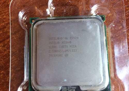 Процессор LGA 775 “intel xeon e5420”