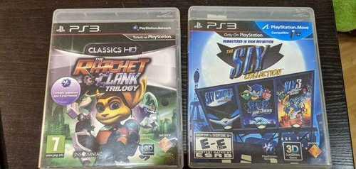 Ratchet & Clank trilogy и Sly Cooper Collection ps
