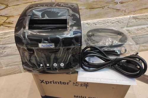 Термопринтер Xprinter XP-365b +Этикетки +Гарантия