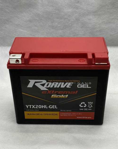 Аккумулятор RDrive YTX20HL-GEL