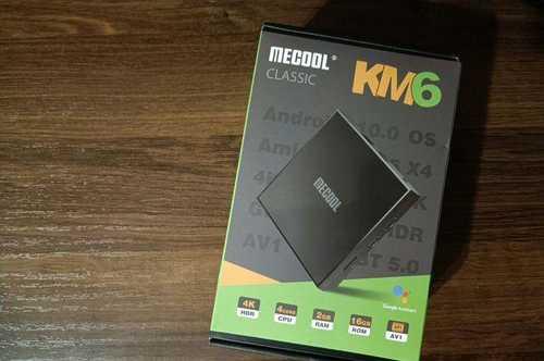Android tv приставка Mecool KM6 classic новая