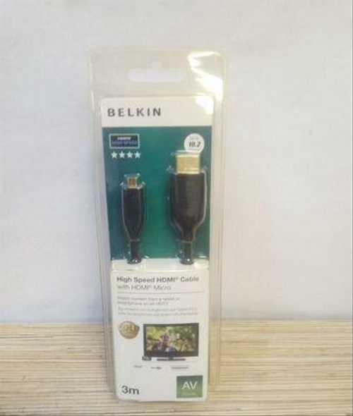 Кабель Belkin High Speed hdmi to micro hdmi Cable