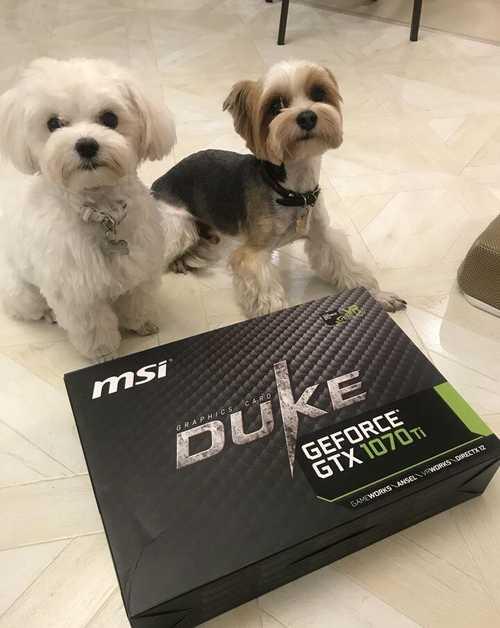 Видеокарта MSI GeForce GTX 1070ti Duke