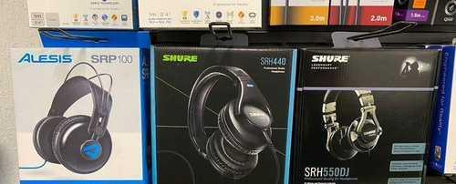 Профессиональные наушники Shure SRH440 и SRH550DJ