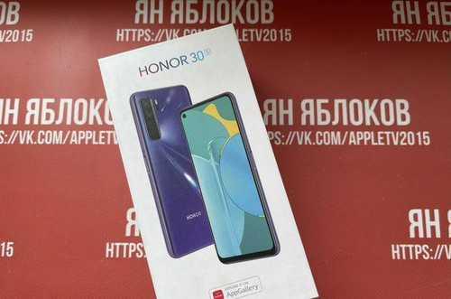 Honor 30S 6/128GB 5G Titanium Silver чек запечатан