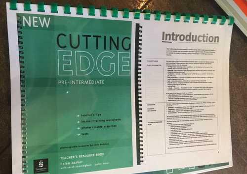 Учебник по английскому Cutting Edge. Pre-Intermedi