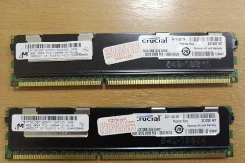 Память 8 Гб DDR3 Crucial MT36jszf1G72PZ-1G4D1DD