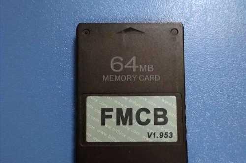 Карта памяти Memory Card 64 MB fmcb для PS2