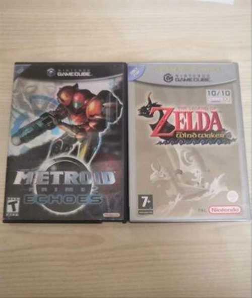 Игры для Nintendo Gamecube (Metroid prime, zelda w