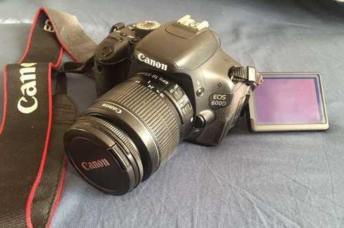 Фотоаппарат Canon D600 c объективом EFS 18-55 mm