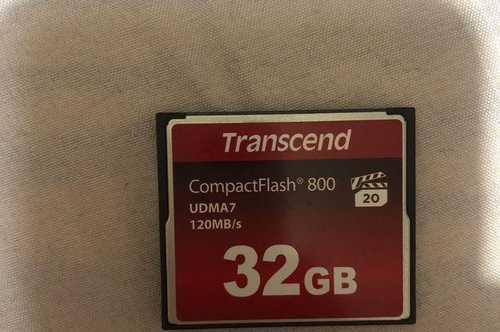 Compact flash trancsend 32 gb