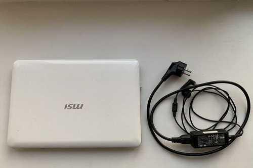 Ноутбук MSI X370 (MS-1356) белый