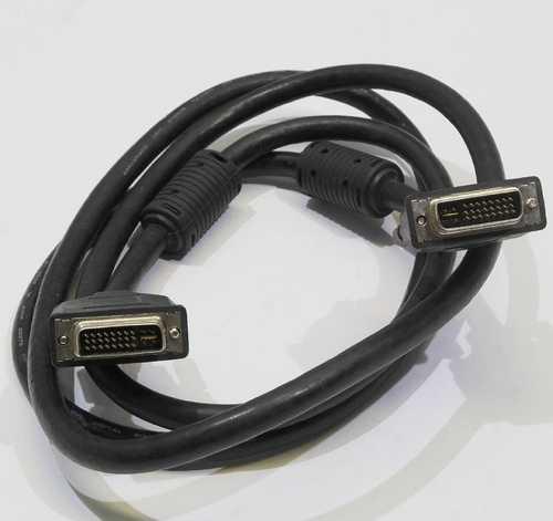 Кабель 2*DVI-I dual link до 2560x1600, от 1.5 до 2