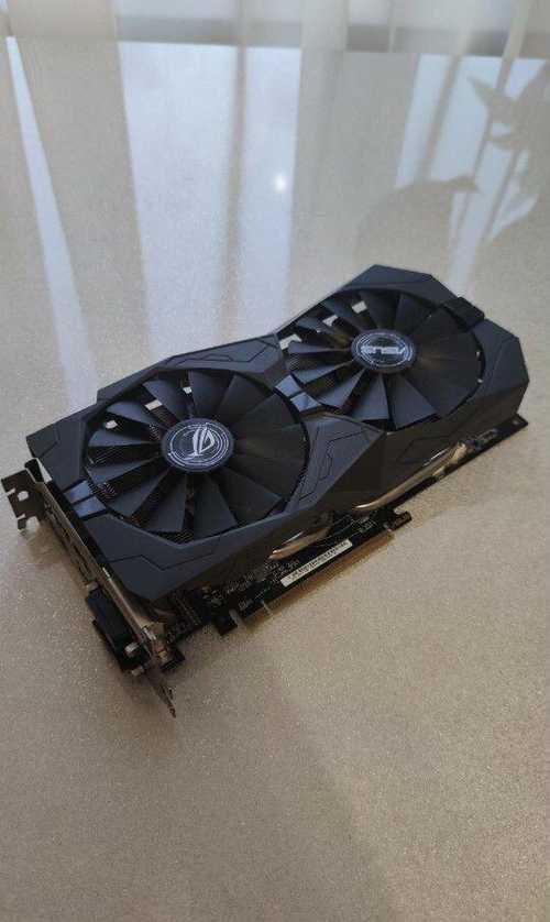 Видеокарта Asus strix rx470 8gb