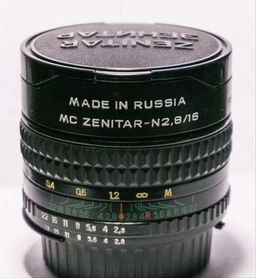 Zenitar 16mm f2.8 for Nikon возможен обмен