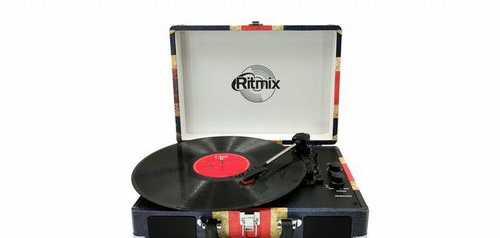 Виниловый проигрыватель ritmix LP-120B UK Flag