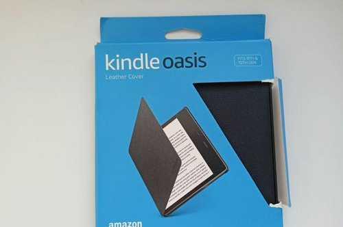 Обложка для Amazon Kindle Oasis 2019 кожаная