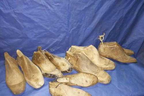 Старинные обувные колодки 5 пар