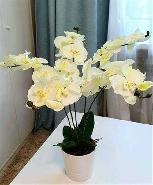 Искусственный цветок фаленопсиса (Орхидея)