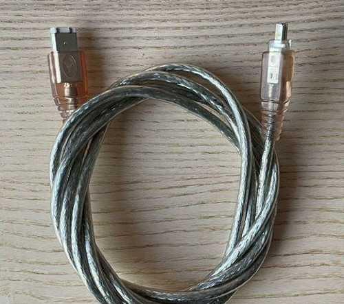 Кабель FireWire 6pin-4pin