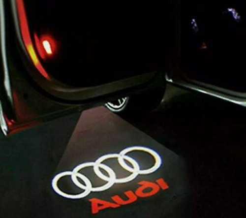 Подсветка в двери Audi