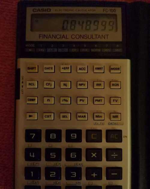 Финансовый калькулятор FC 100
