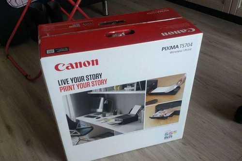 Цветной струйный принтер canon TS704