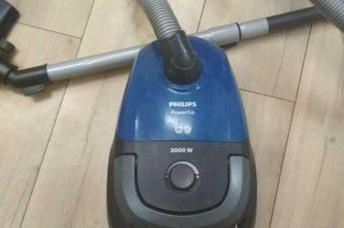 Пылесос Philips powergo 2000w мешковой