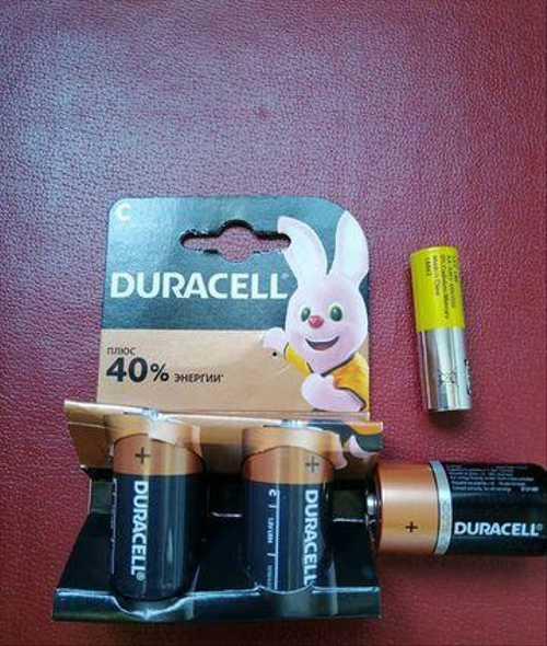 Батарейки duracell C