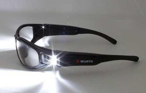 Защитные очки с подсветкой вюрт/wurth