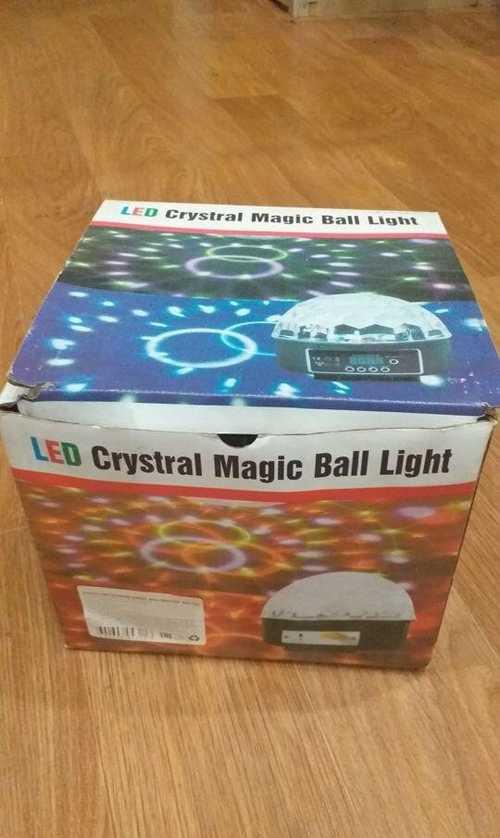 Дискошар Crystal magic Ball Light колонка Bluetoot