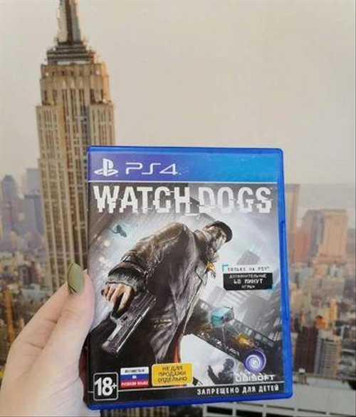 Watch Dogs диск для ps4 в идеальном состоянии