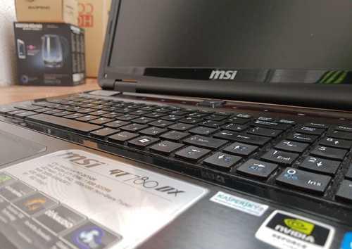 MSI GT780DX i7/8gb RAM/GTX 765m/1000+250 SSD/17.3