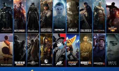 Активация 20 игр PS Plus Collection на PS4