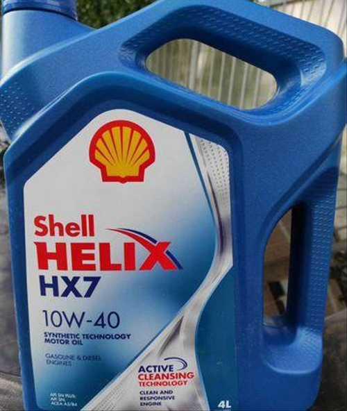 Масло моторное 4л Shell HX-7 10W-40