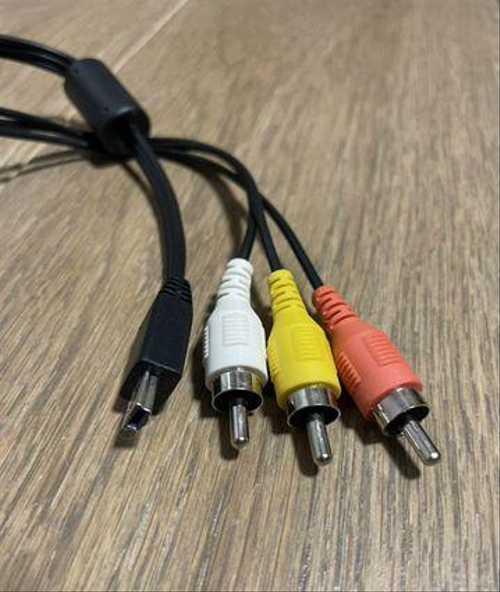 Кабель mini usb- 3RCA